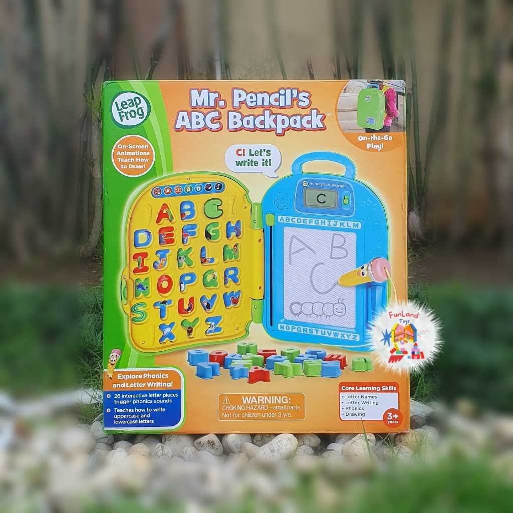 Jual Leapfrog Go with Me ABC Backpack - Blue | Shopee Indonesia