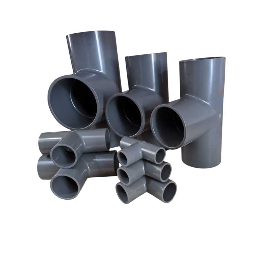 Jual LESSO - PVC U AW FITTING - REDUCING TEE AW 2" X 3/4" | Shopee ...