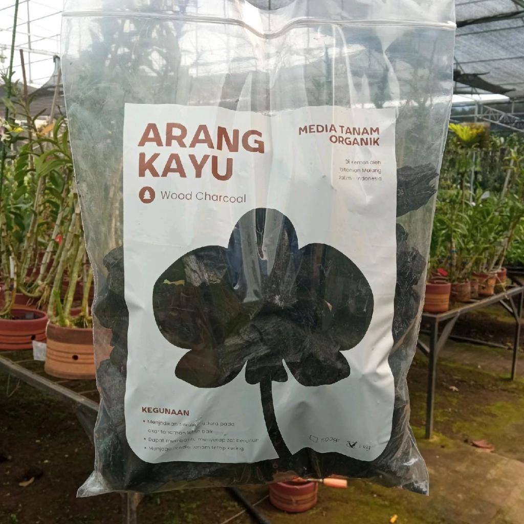 Jual Arang Kayu Keras Media Tanam Khusus Anggrek 1 kg | Shopee Indonesia