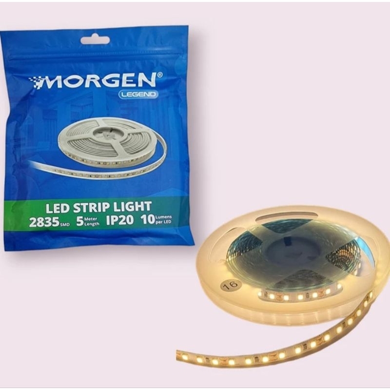 Jual Lampu Led Strip 12W MG-LS2835A120L DC 12V 3000k - Morgen | Shopee ...