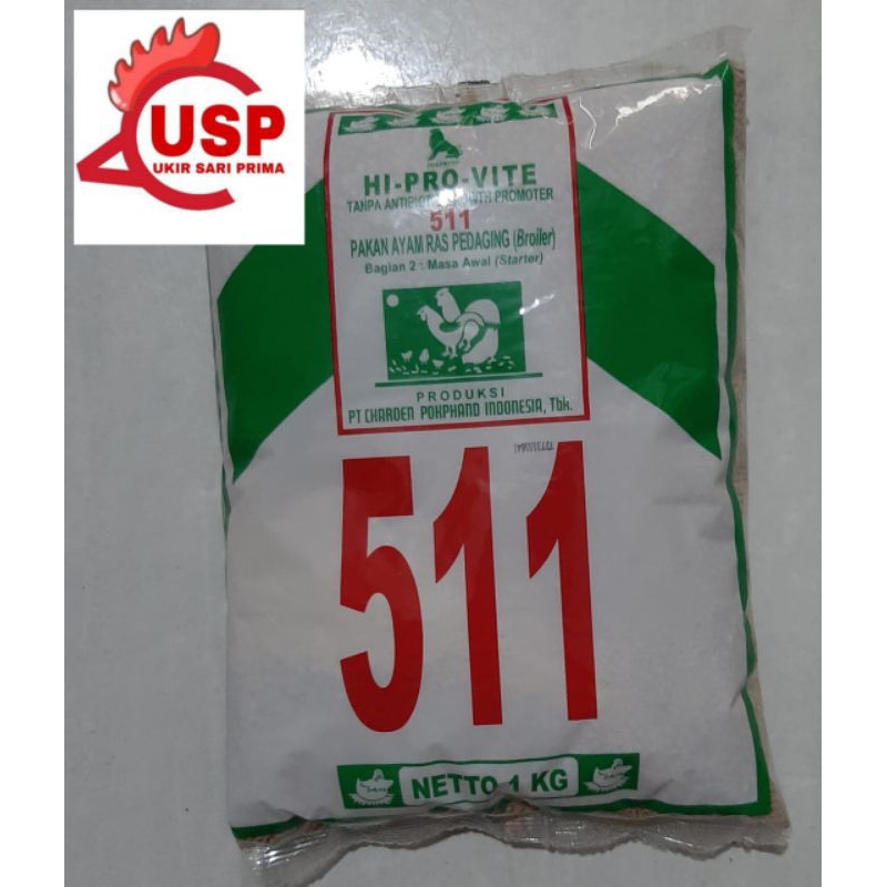 Jual Pakan Ayam 511 kemasan 1 kg | Shopee Indonesia