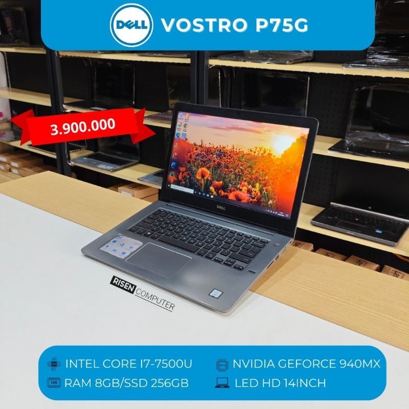 Jual Laptop Dell Vostro P75G Intel Core i7-7500U RAM 8GB SSD 256GB ...