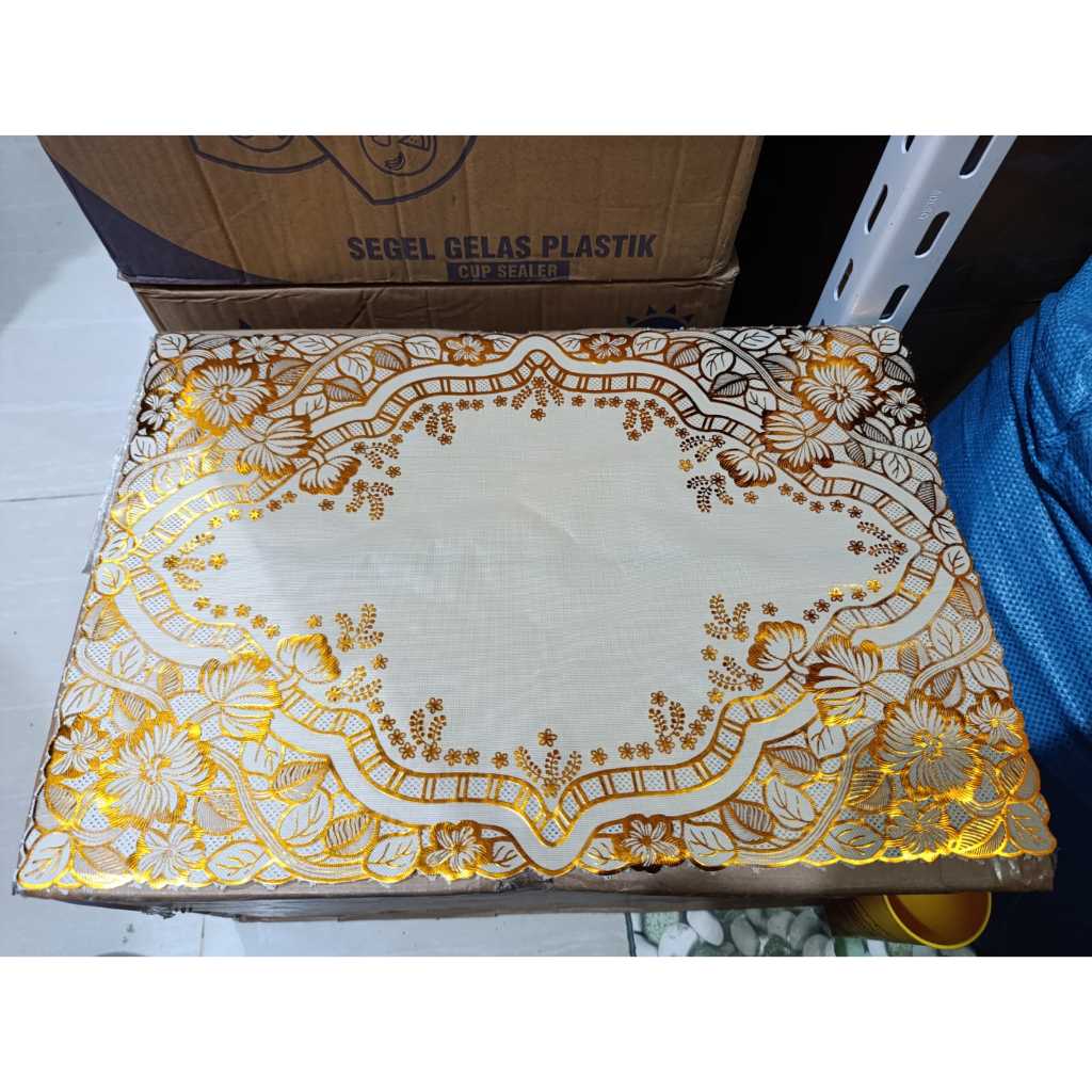 Jual SSA Taplak Meja Cantik Kotak Elegant Minimalis Mewah Uk 30x45cm ...