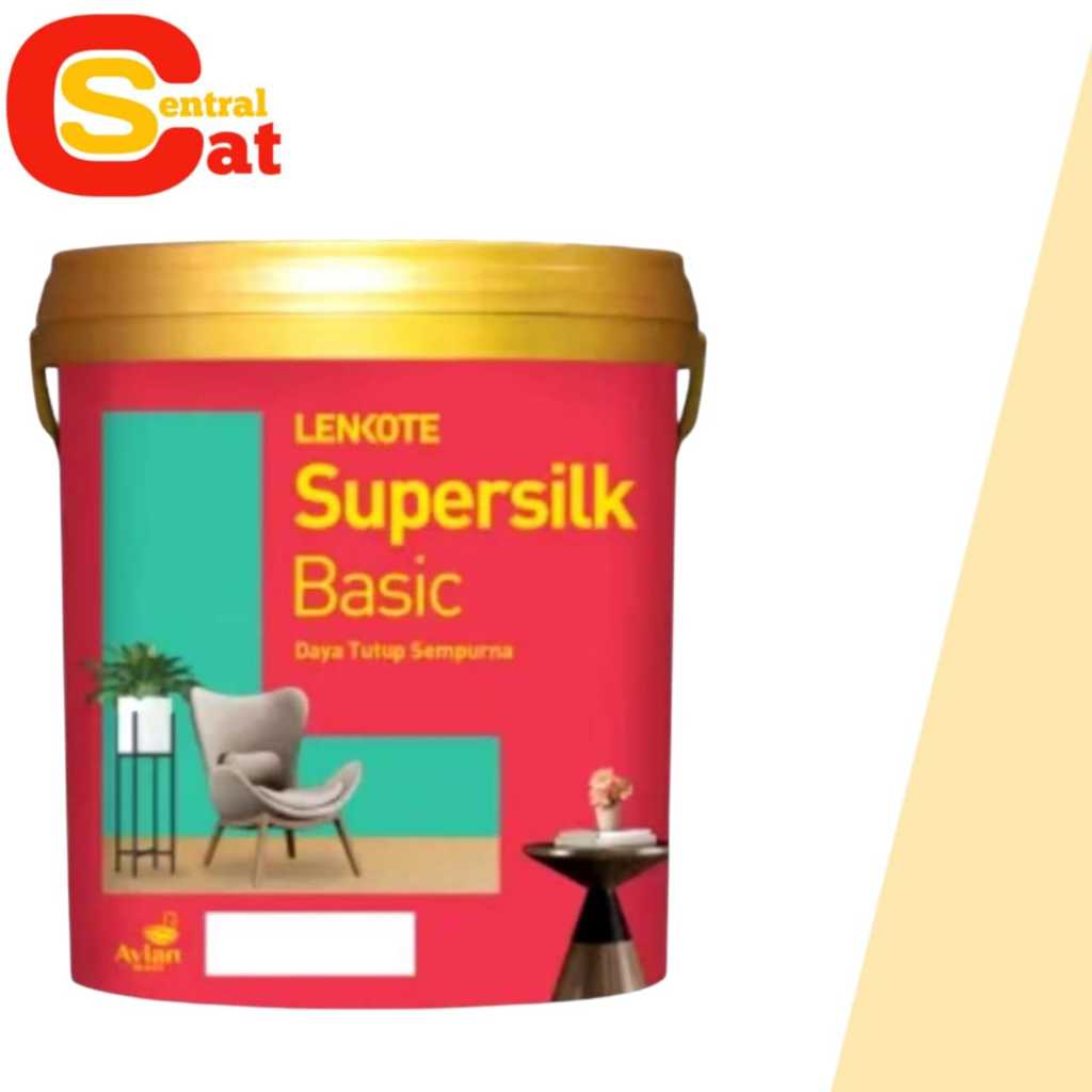 Jual CAT TEMBOK LENKOTE SUPERSILK BASIC CAT ANTI BELANG 2,5 LTR ...