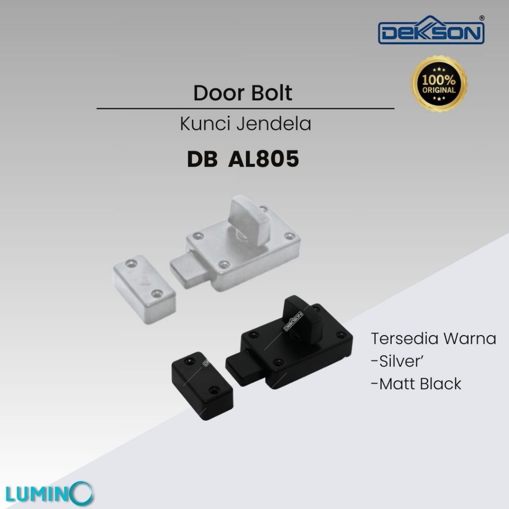 Jual Door Bolt Dekson DB AL 805 / Grendel Putar Pintu Dekkson / Grendel Slot Pintu | Shopee ...