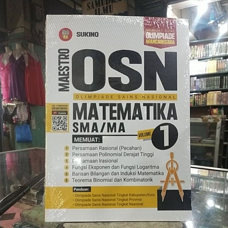 Jual BUKU MAESTRO OSN MATEMATIKA SMA/ MA VOLUME 1 DAN 2. | Shopee Indonesia