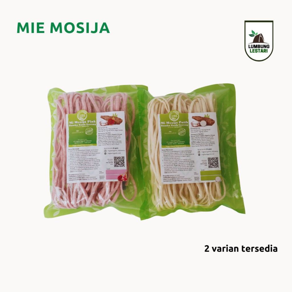 Jual Lingkar Organik - Mie Mosija Goreng & Kuah Gluten Free | Shopee ...