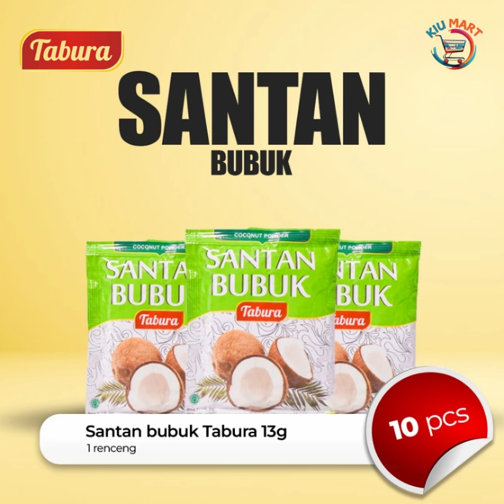 Jual tabura santan bubuk 13gr renceng isi 10 sachet | Shopee Indonesia