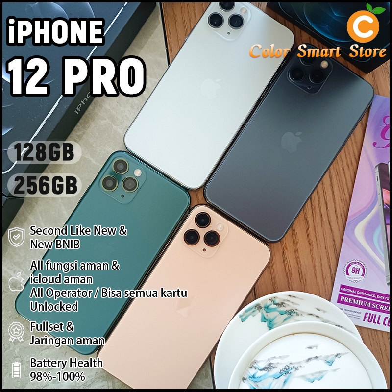 Jual iPhone 12 Pro 128GB 256GB SECOND Like New Fullset ORI100% Asli 3UTOOLS All Operator ...