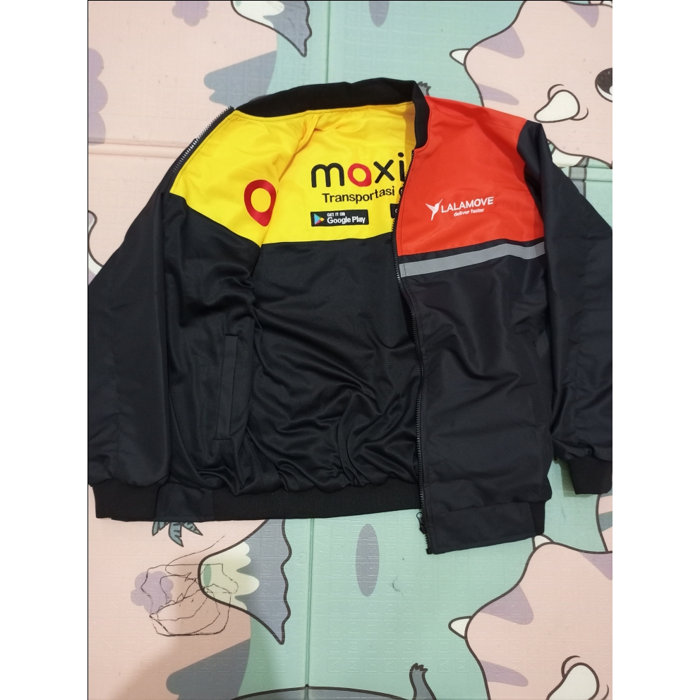 Jual JAKET MAXIM LALAMOVE SETENGAH HITAM KEREN MURAH | Shopee Indonesia