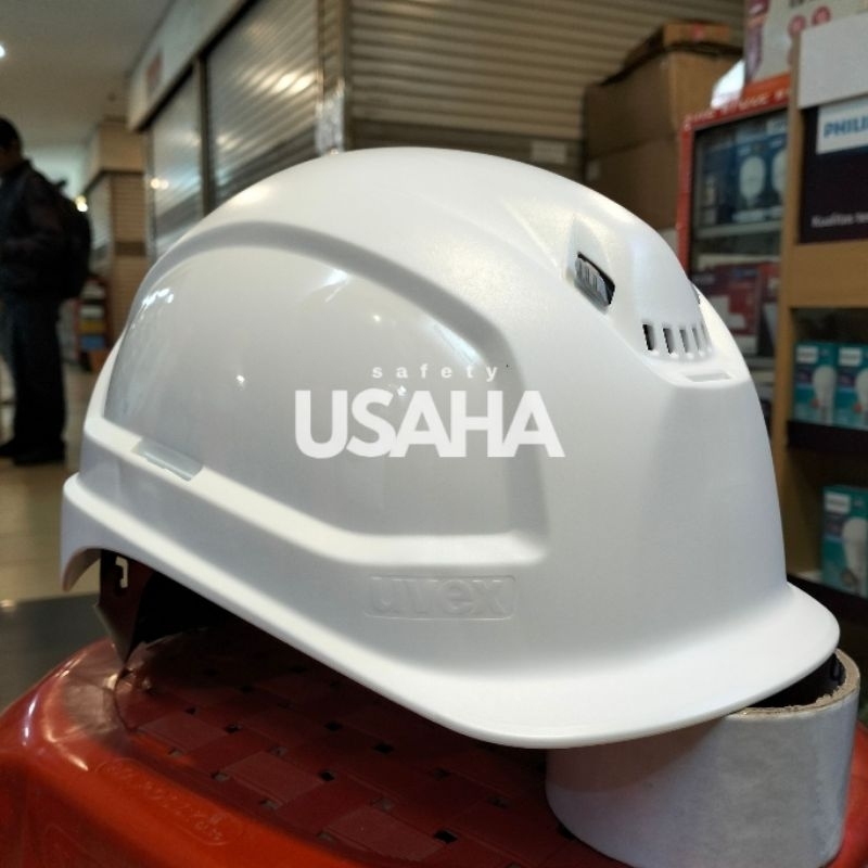 Jual Helm Safety/Helmet Safety Uvex BWR Pheos Putih Original Uvex ...