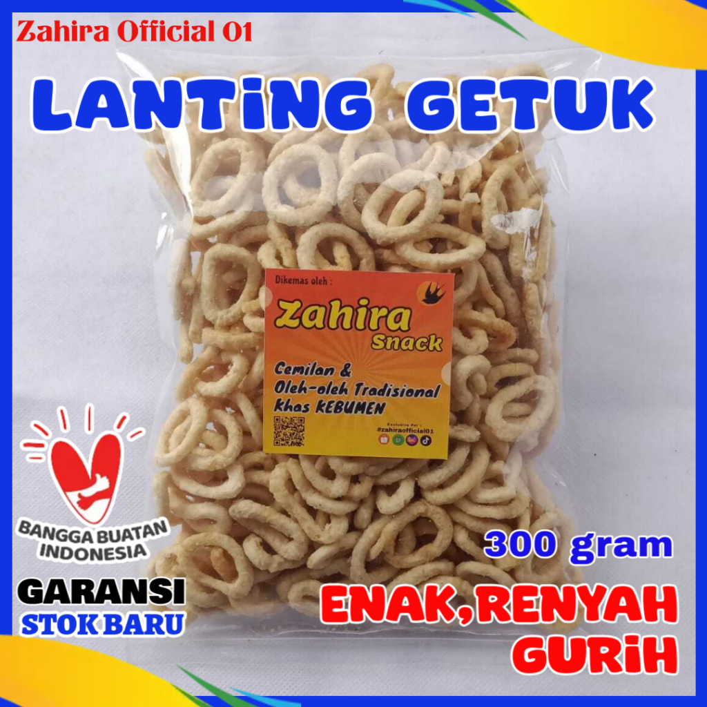 Jual Lanting Klanting Singkong Getuk Original Oleh-oleh Kebumen 300gram ...