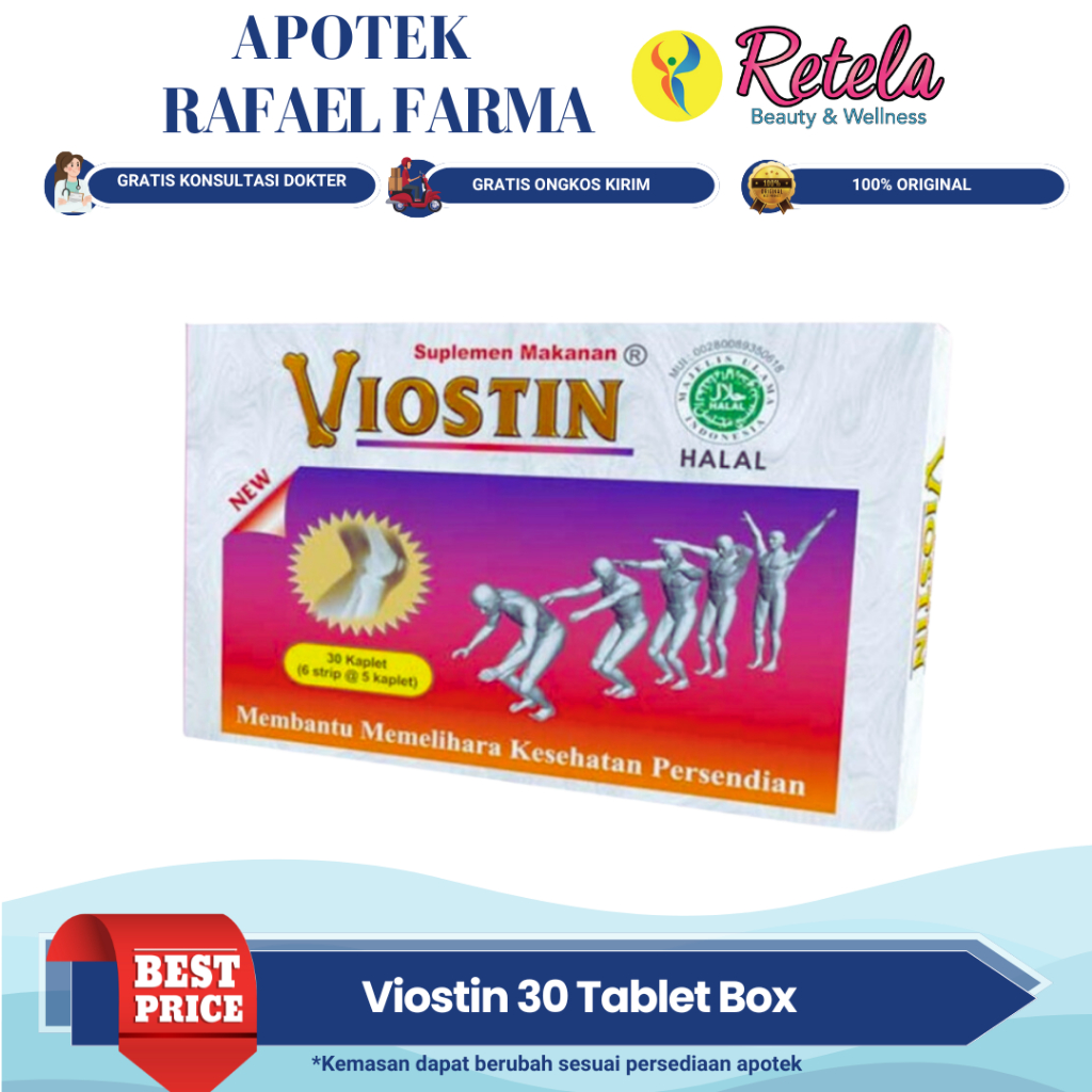 Jual VIOSTIN 1 BOX 30 KAPLET ORIGINAL | Shopee Indonesia