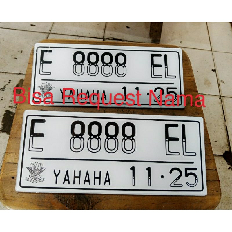 Jual Plat Motor Custom Mika Akrilik Font Variasi Plat Baut Tanam Murah ...