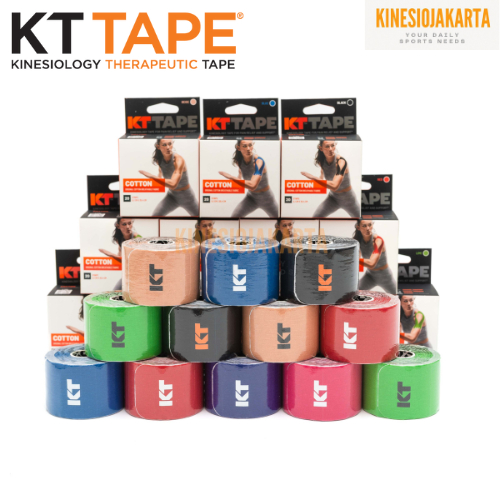Jual KT Tape Cotton Original USA PreCut Tape 20 Strips 5cm x 25cm ...