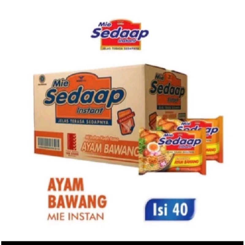 Jual Mie Sedap Ayam Bawang 1 dus isi 40 pcs | Shopee Indonesia