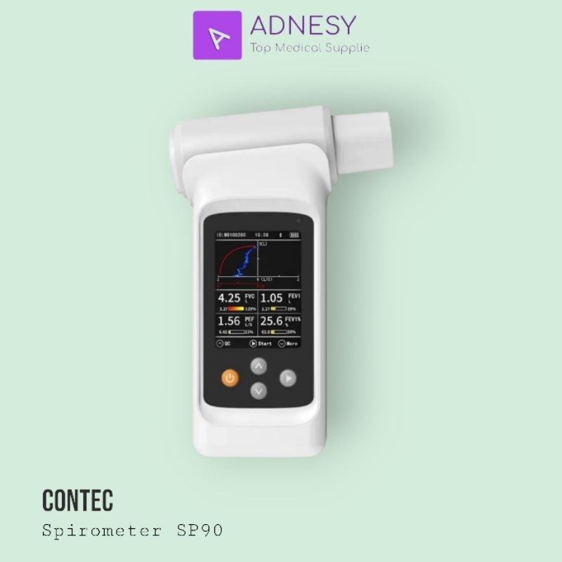 Jual Spirometer Contec SP90 alat cek paru-paru | Shopee Indonesia