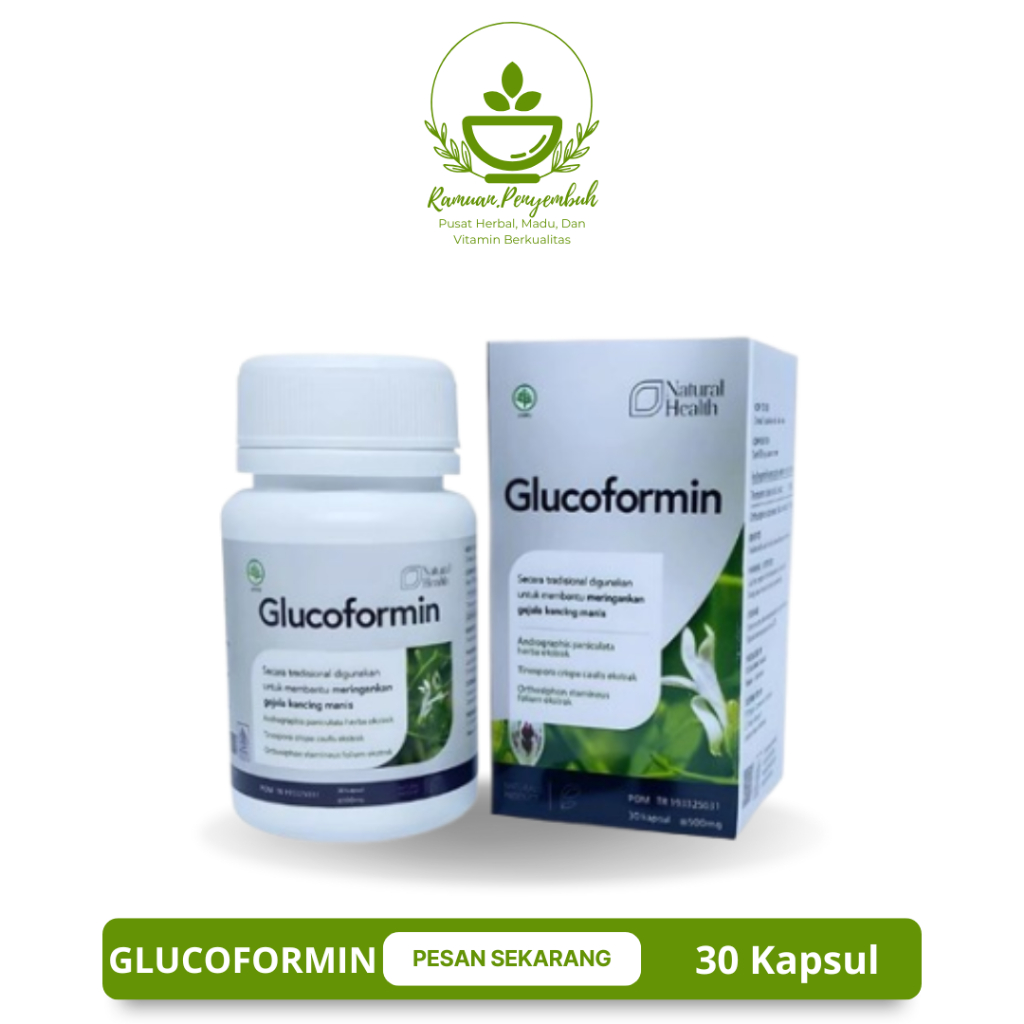 Jual GLUCOFORMIN Asli Original Obat Diabetes Kencing Manis Gula Darah ...