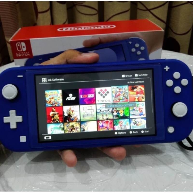 Jual Nintendo Switch Lite Cfw 256gb blue | Shopee Indonesia