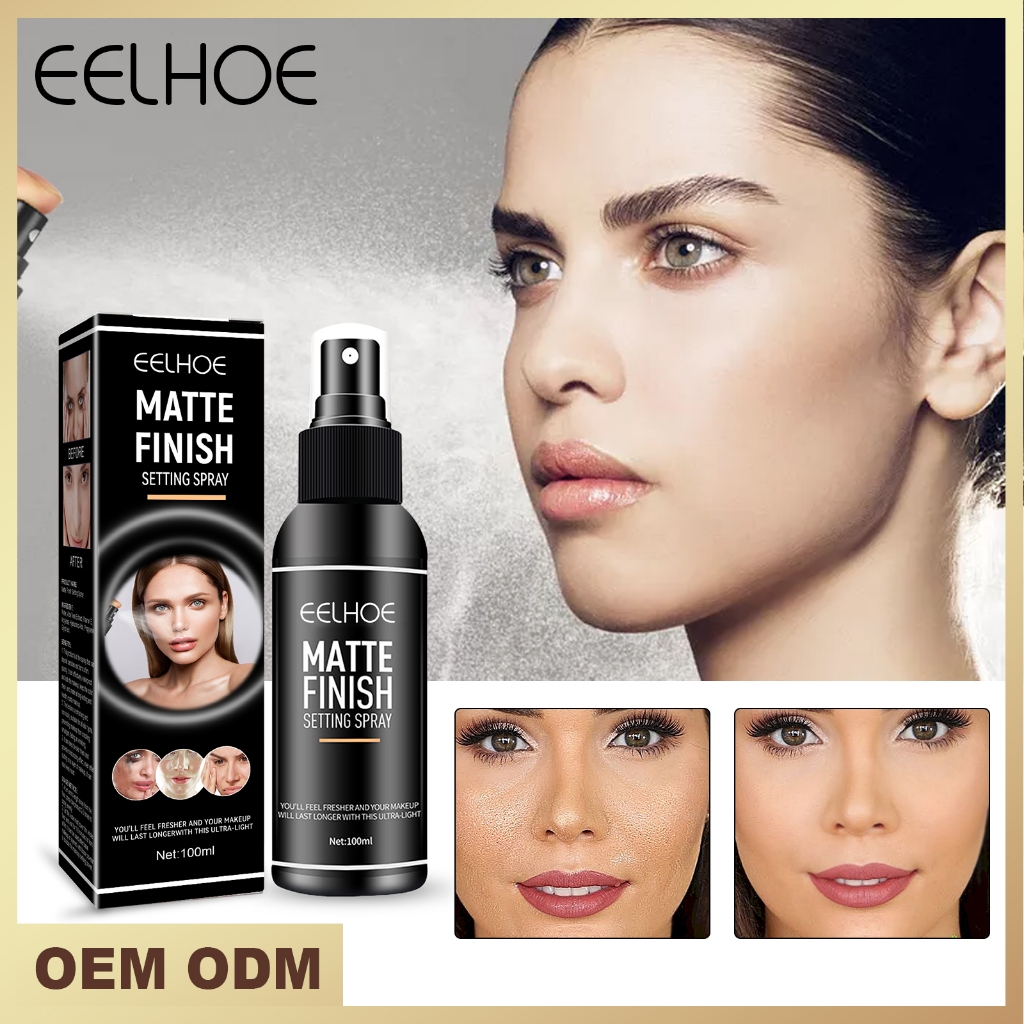Jual Eelhoe Matte Makeup Spray Oil dikendalikan dan makeup tahan lama ...