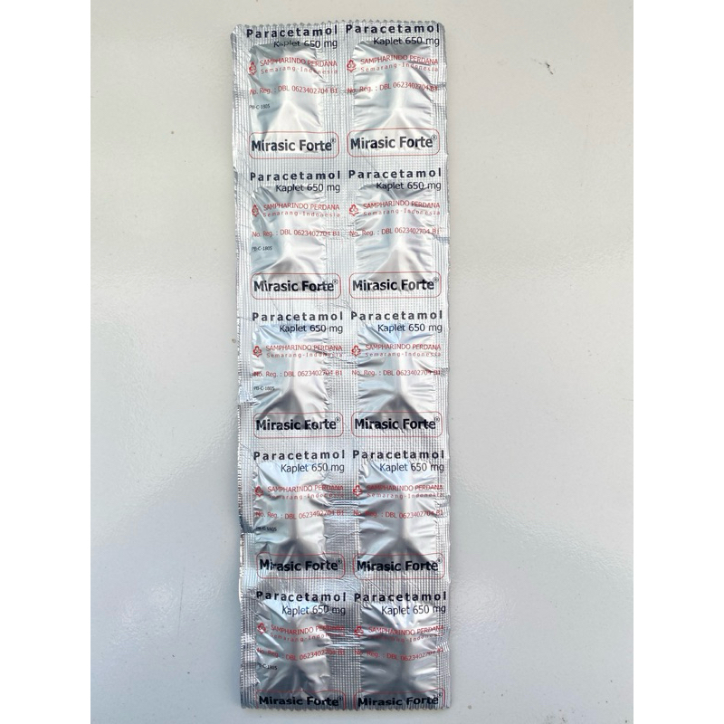 Jual mirasic forte 650mg | Shopee Indonesia