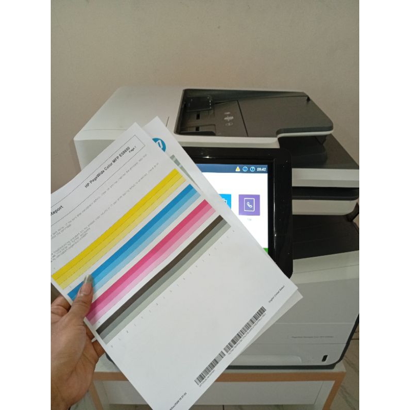 Jual printer hp pagewide managed color MFP E58650 counter 1 rb | Shopee ...