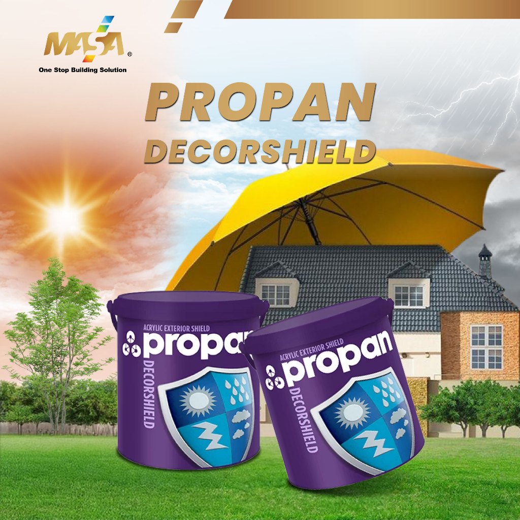 Jual Cat Tembok Exterior Propan Decorshield Murah kemasan 2.5lt ...
