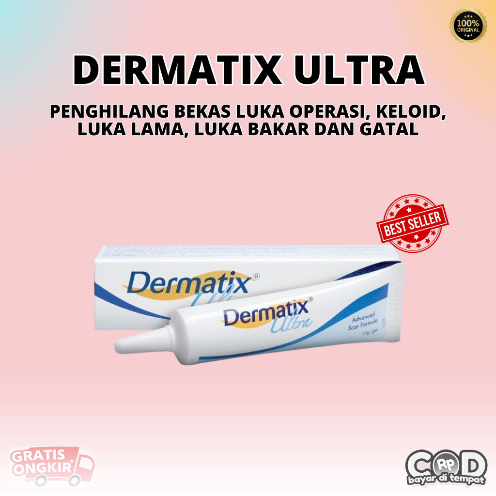 Jual DERMATIX Ultra Original Gel Penghilang Bekas Luka Jahitan operasi ...