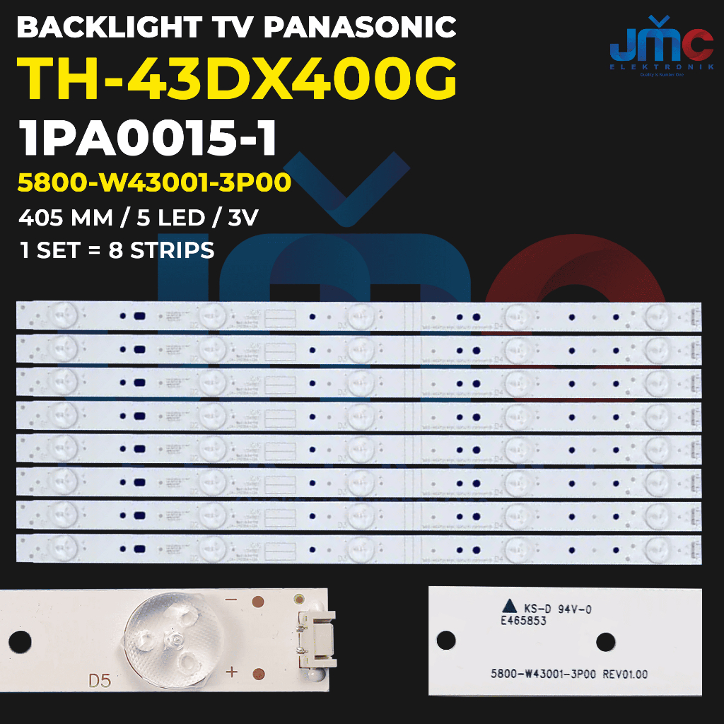 Jual Led Backlight Tv Panasonic Th43DX400G Th-43DX400G 43DX400G ...