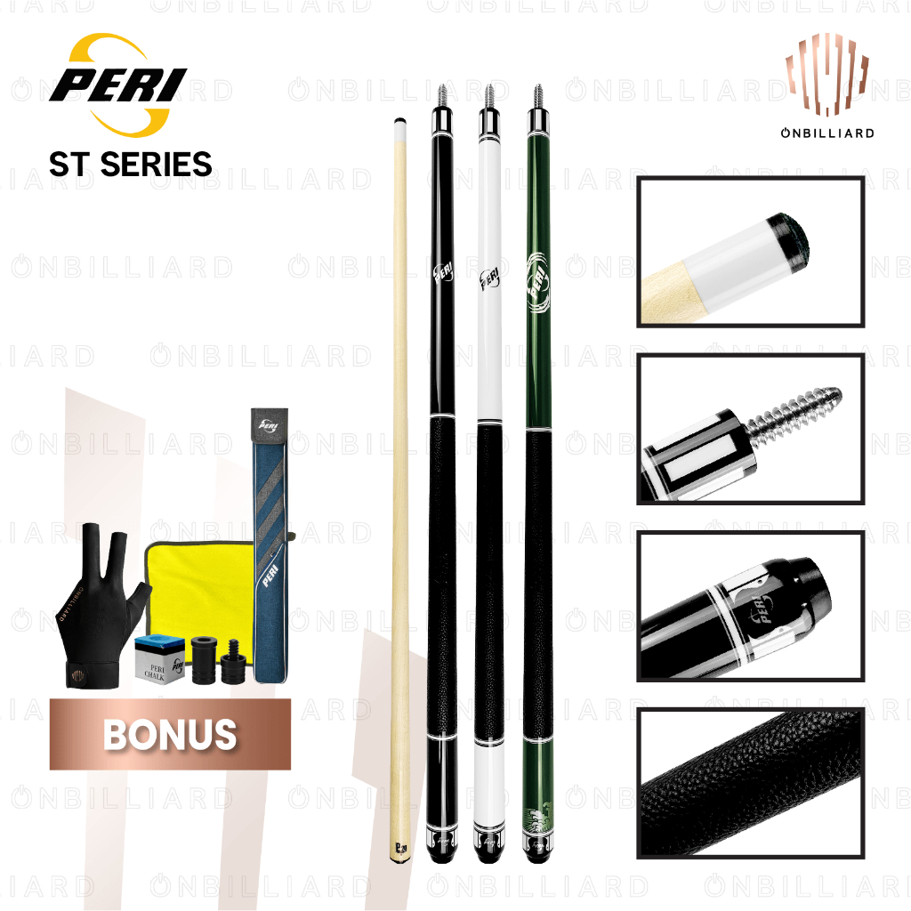 Jual PERI ST Series Stick Billiard Low Deflection ST-01 ST-02 ST-03 ST-04 ST-05 Cue Stick Play ...