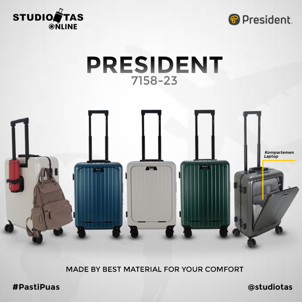 Jual President Koper Bussines Cases 20 inci 7158-23-20 | Shopee Indonesia