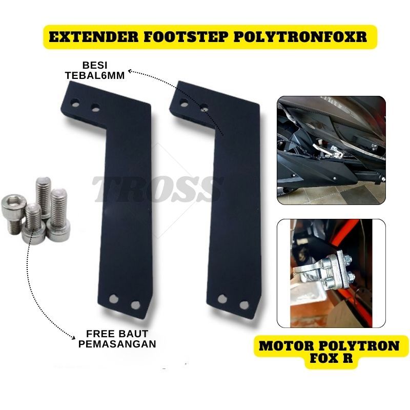 Jual Bracket Footstep Polytron Fox R Extender Footstep PolytronFOXR ...