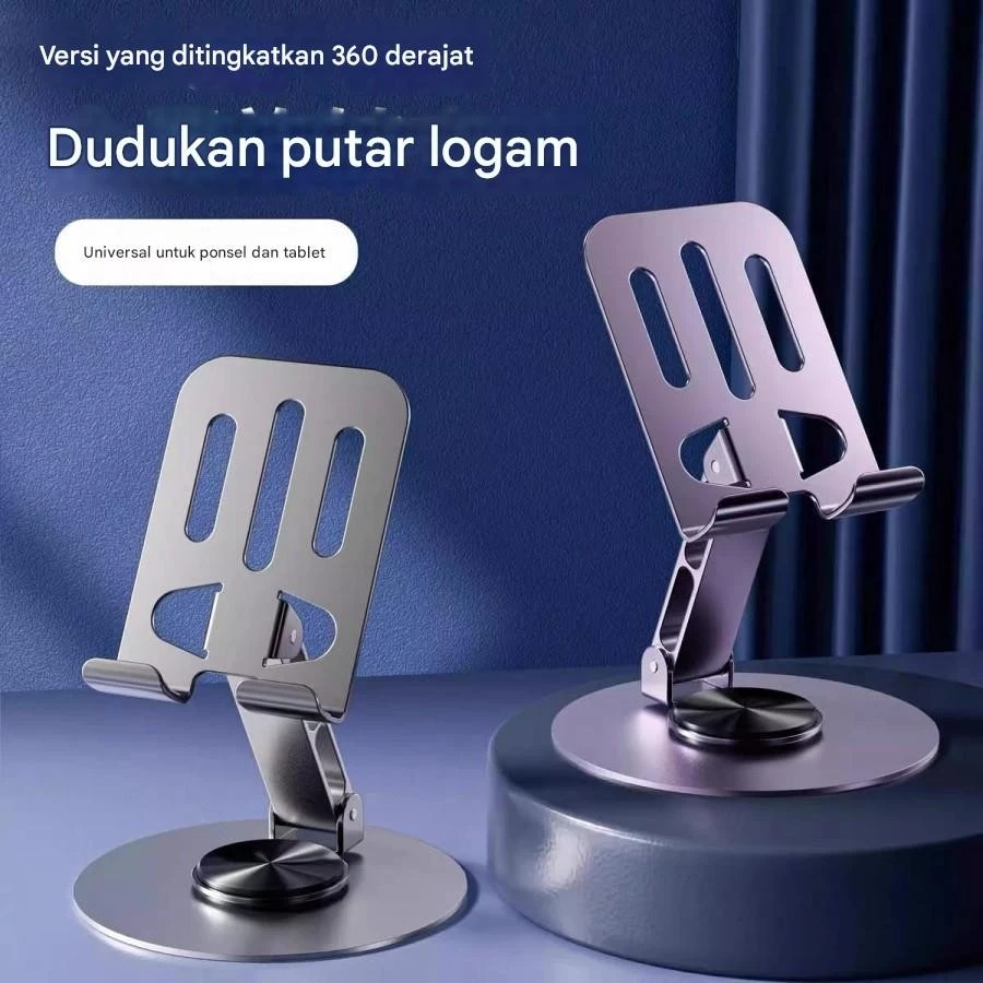 Jual HD-366 Holder Hp Besi Metal Aluminium Rotasi 360 Derajat Holder ...