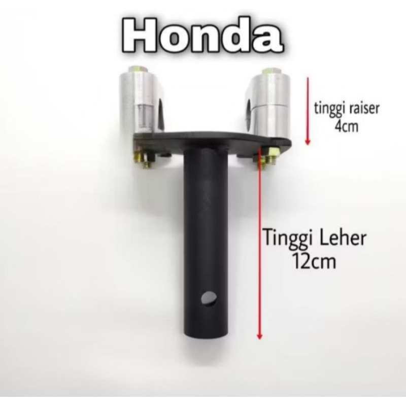Jual adaptor dudukan stang peninggi stang trail racing universal motor ...