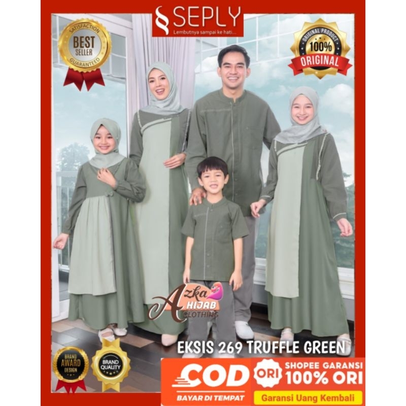 Jual READY SEPLY SARIMBIT KELUARGA 2025 EKSIS 269 TRUFFLE GREEN SEPLY ...