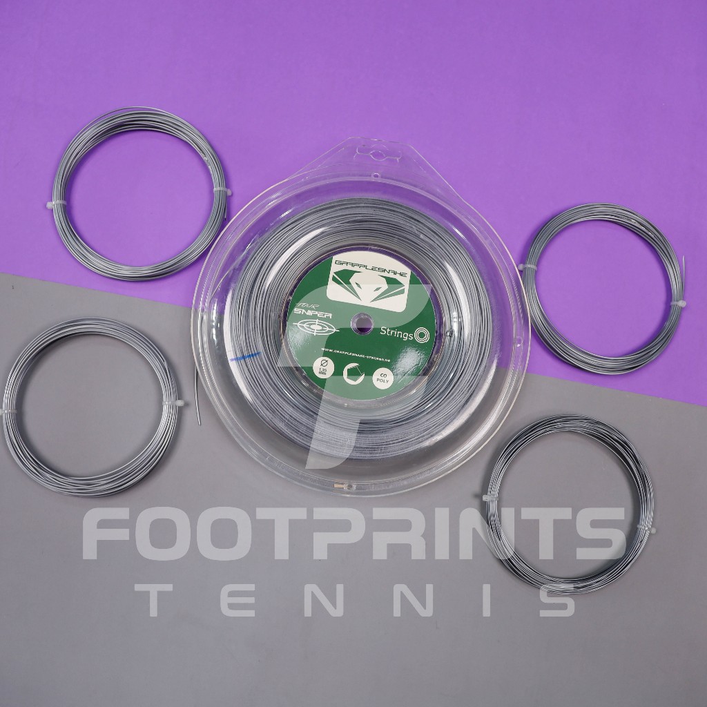 Jual Grapplesnake Tour Sniper Grey Senar Raket Tenis Tennis Strings ...
