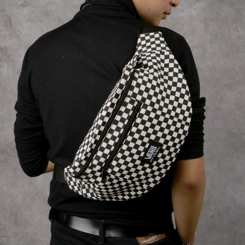 Jual Tas Selempang Waistbag Vens Checkerboard Premium / Tas Pinggang ...