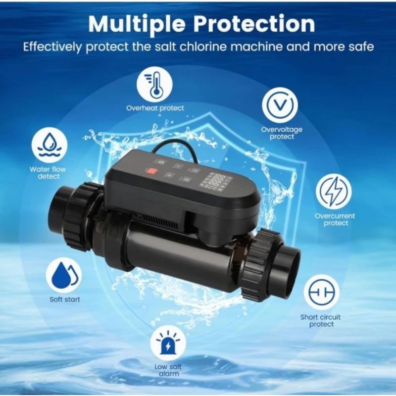 Jual EMAUX SALT CHLORINATOR SMART 40 GRAM SALT CHLORINATOR 40 GRAM SALT CHLORIN GENERATOR SALT ...