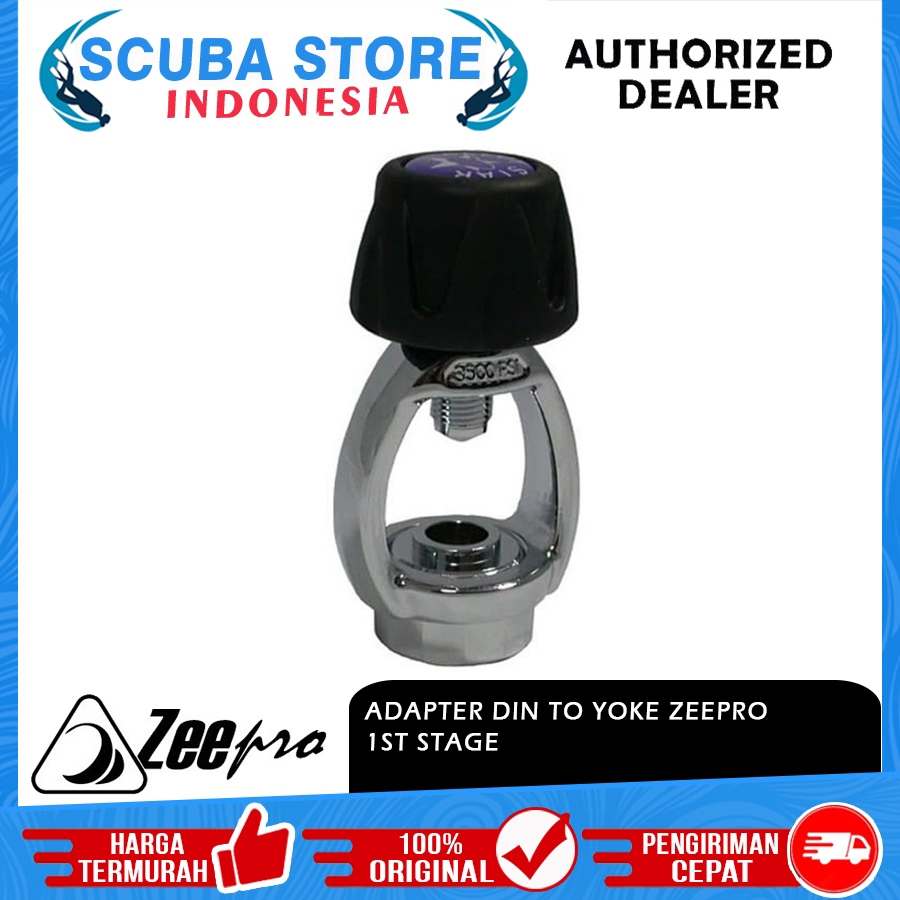 Jual Spare Part Adapter Zeepro Din To Yoke 1st Stage Regulator Scuba ...