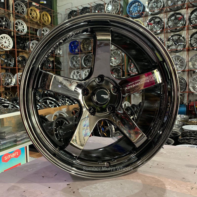 Jual Velg R18 ADVAN GT black chrome by Jf Luxury . Sumber Mulya Wheels ...