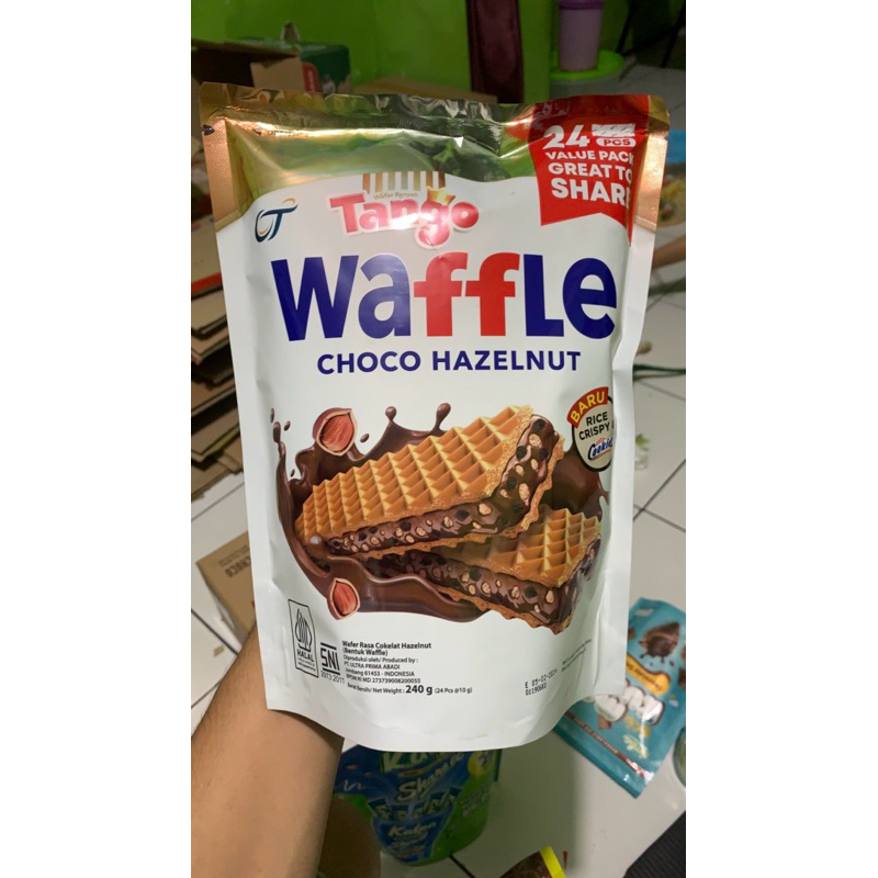 Jual Tango waffle Crunchy rasa choco hazelnut isi 24pcs | Shopee Indonesia