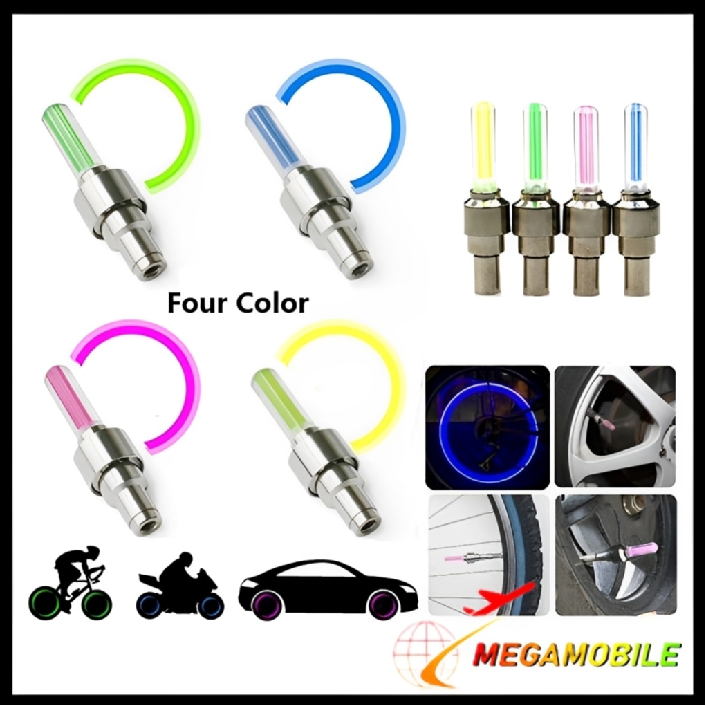 Jual MM - Pentil Led 2 pcs Lampu Roda Ban Mobil Sepeda Dan Motor Dengan ...