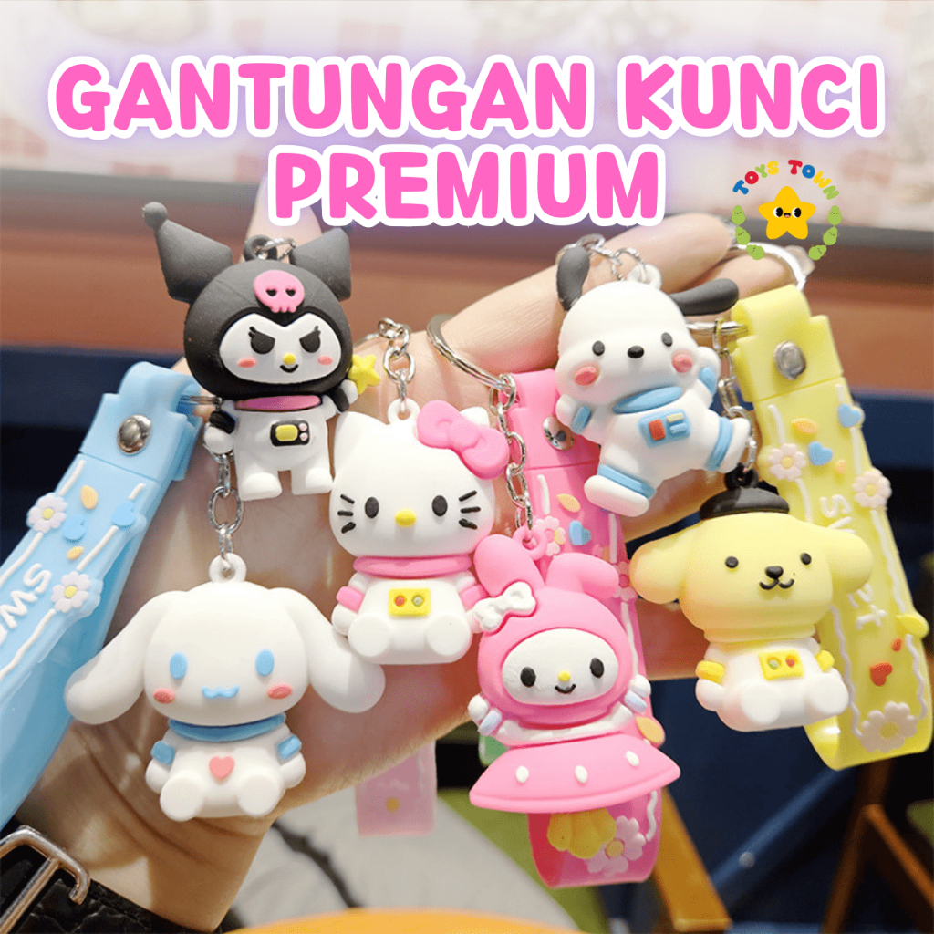 Jual Gantungan Kunci Lucu Karakter Keychain Hadiah Gantungan Tas Bag ...