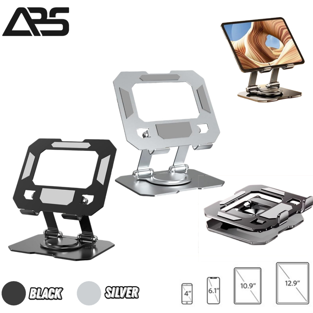 Jual Stand Holder HP Tablet Metal Rotasi 360 S115 Dudukan Ponsel Besi ...