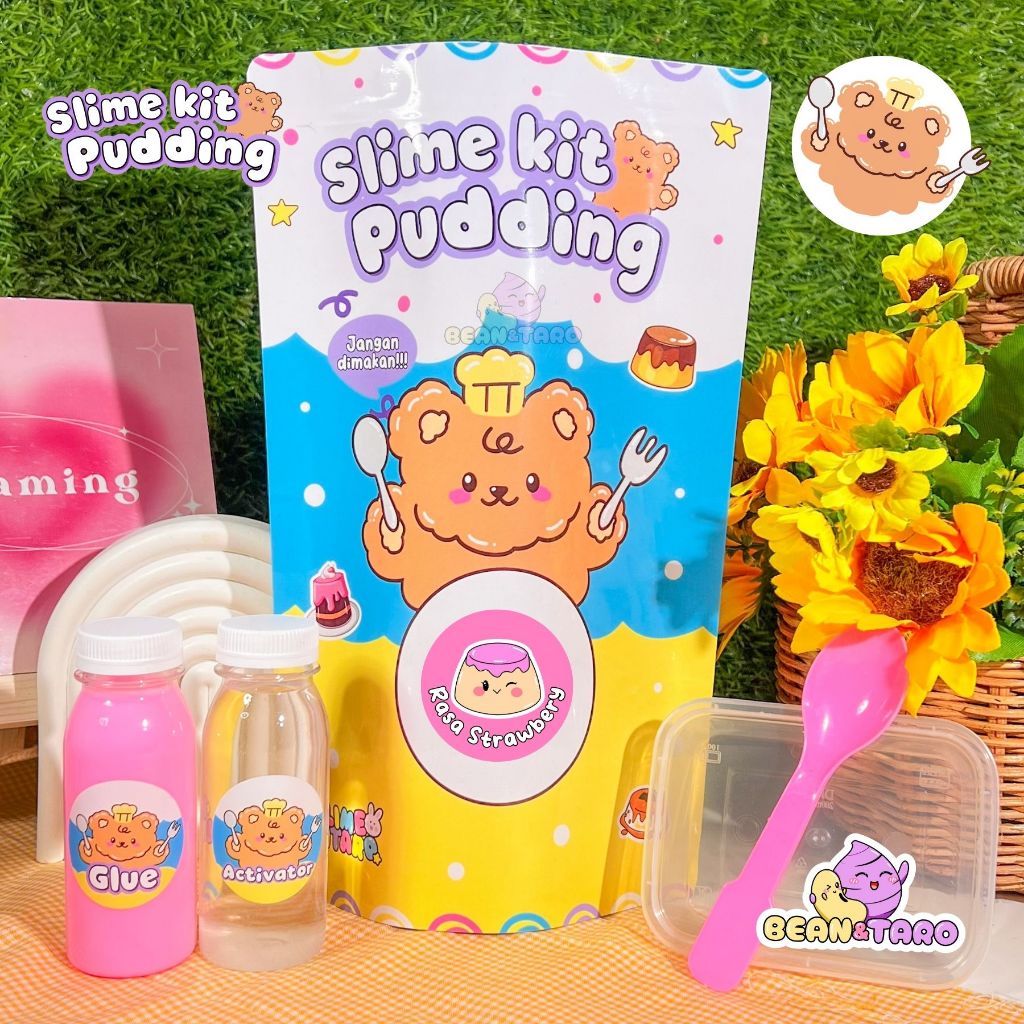 Jual SLIME KIT PUDDING BY SLIME BINTARO || SLIME KIT || BIKIN SLIME SENDIRI || TOFU SLIME ...
