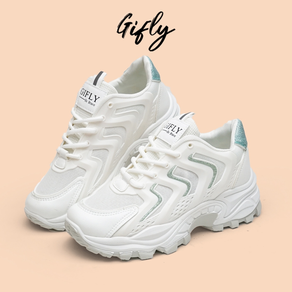 Jual GIFLY Suga Sepatu Sneakers Wanita Sport Shoes F13 | Shopee Indonesia