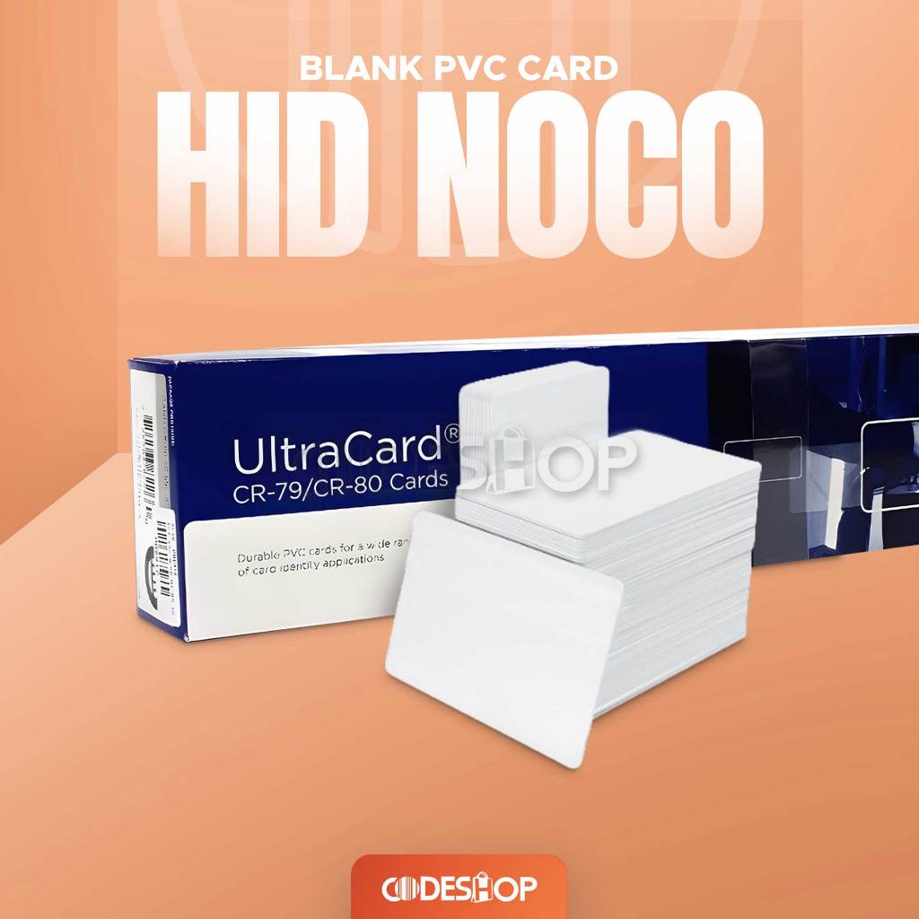 Jual Kartu PVC Blank ID Card Ultracard HID Noco CR80 Isi 500 PCS ...