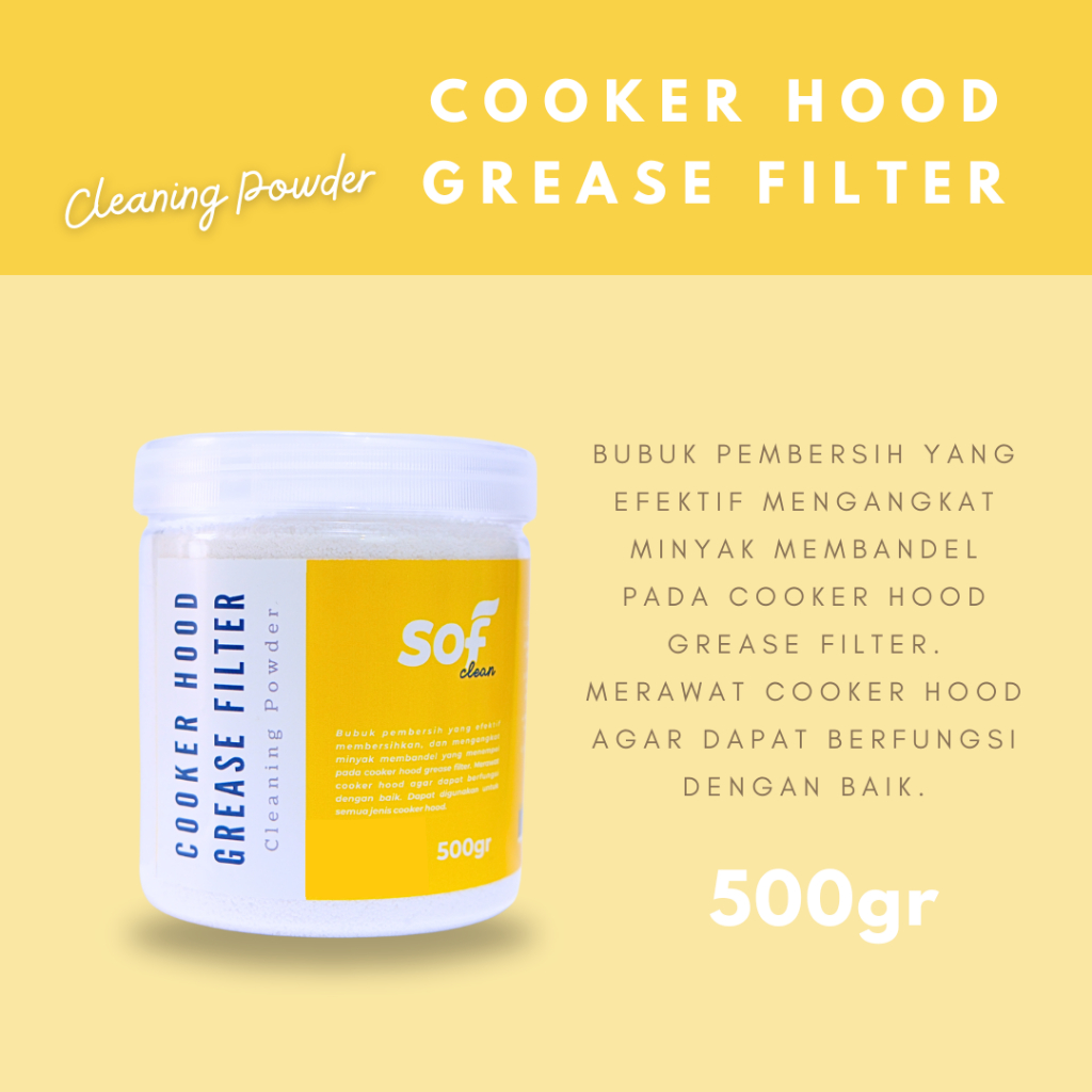 Jual Sof Clean Cooker Hood Grease Cleaner 500gr | Shopee Indonesia