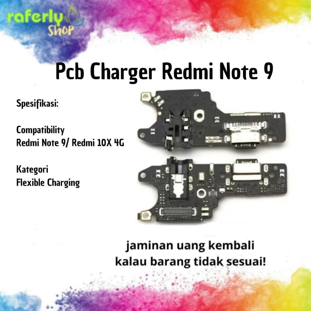 Jual Raferlyshop Flexible Charging / PCB Charger Xiaomi Redmi note 9 ...