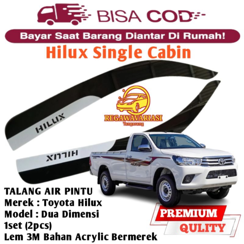 Jual talang air mobil Toyota All New Hilux 2015-2024 Single Cabin 2pintu | Shopee Indonesia